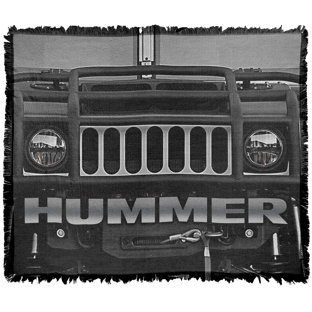 Hummer Blanket, 50'x60' Front Facing Woven Tapestry Cotton Blend ...
