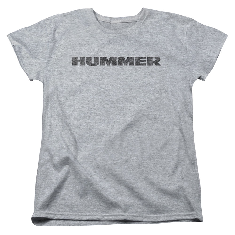 Hummer - Distressed Hummer Logo - Women's Short Sleeve Shirt - Small ...