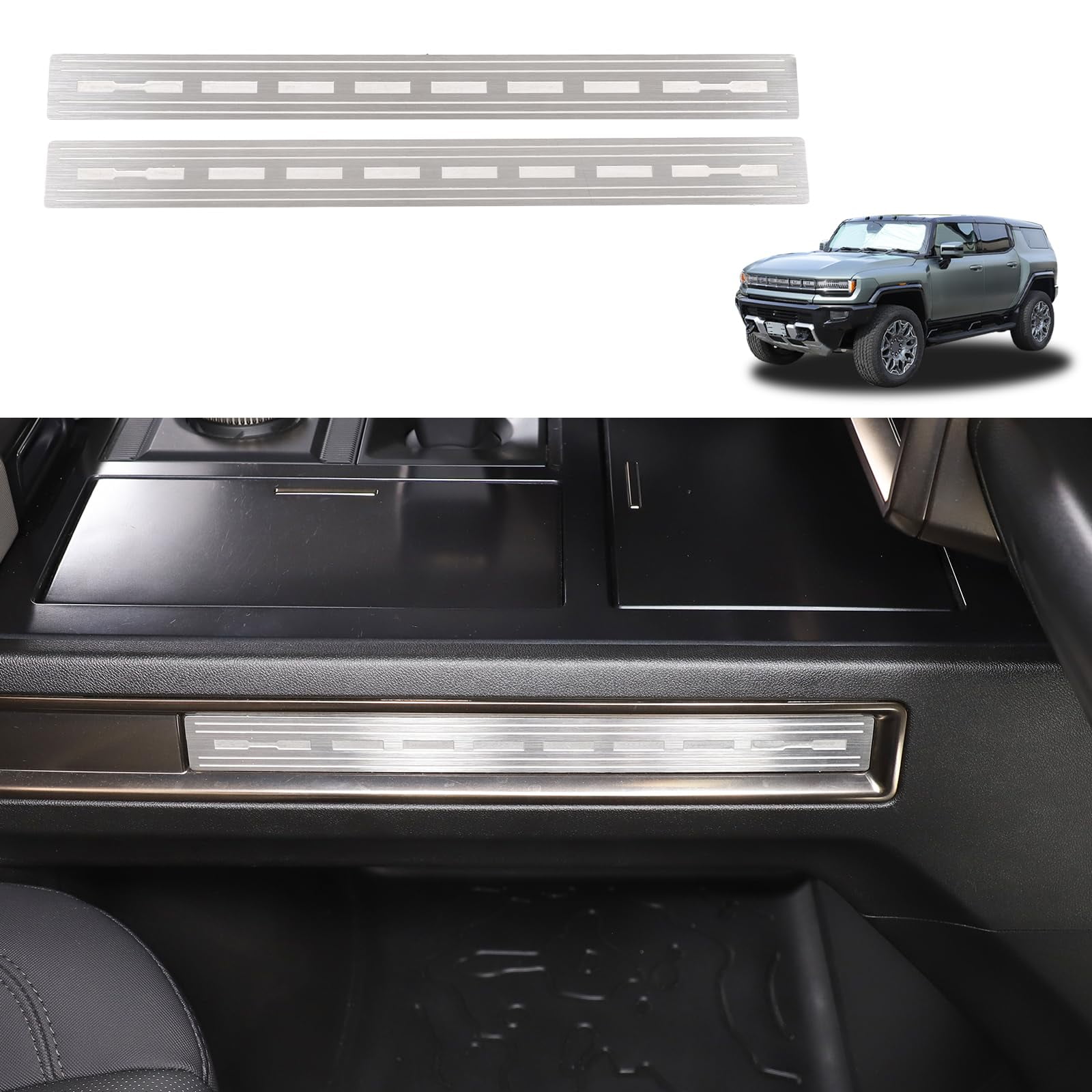 for Hummer EV Accessories Center Console Gear Control Panel Side Strip ...