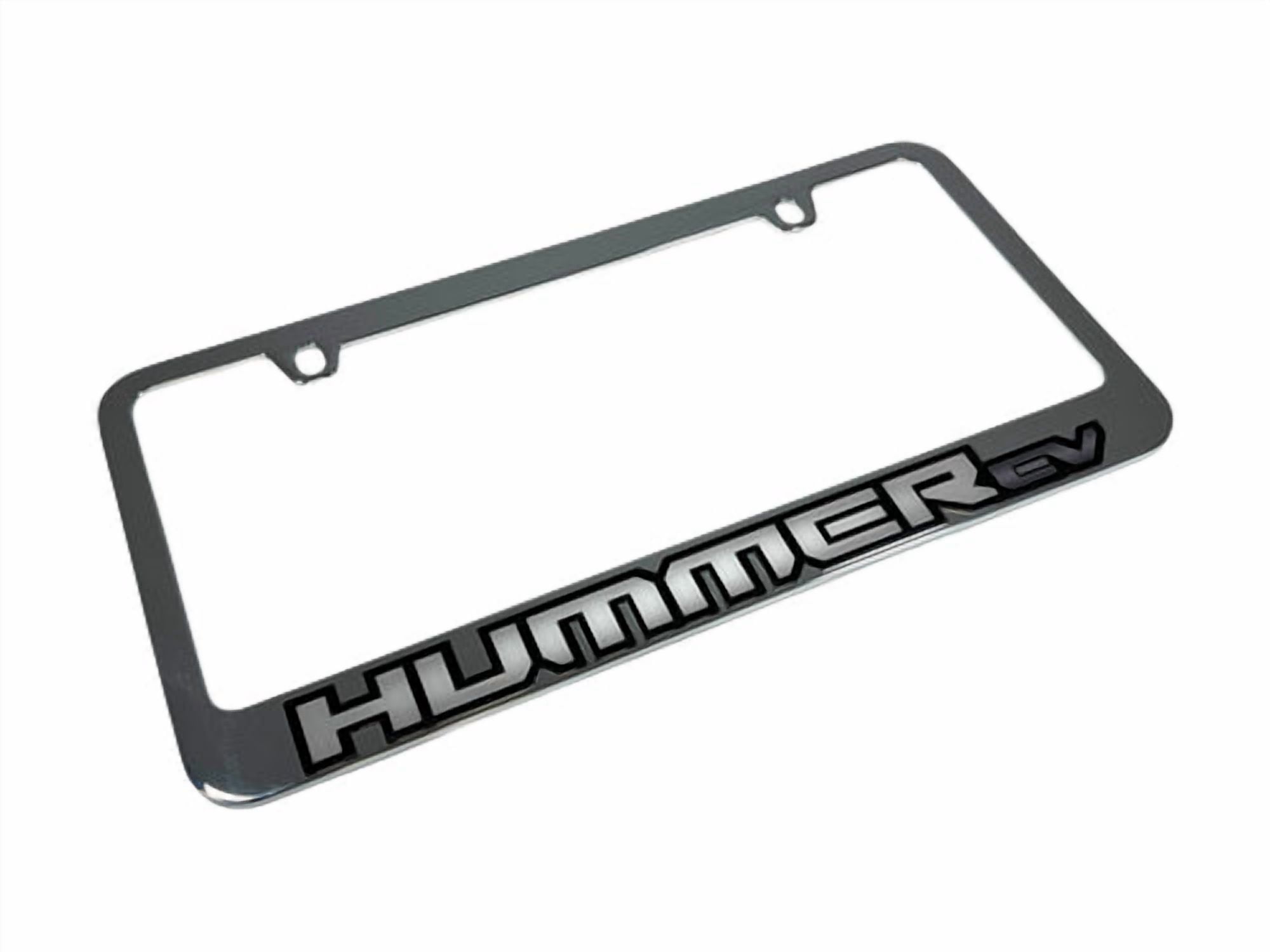 Hummer EV Logo Chrome License Plate Frame Official Licensed - Walmart.com