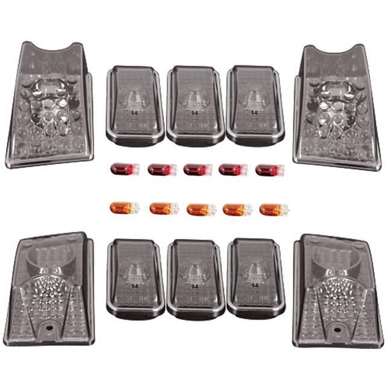 Hummer H2 2003 - 2008 Cab Roof Lights Platinum Smoke - Walmart.com