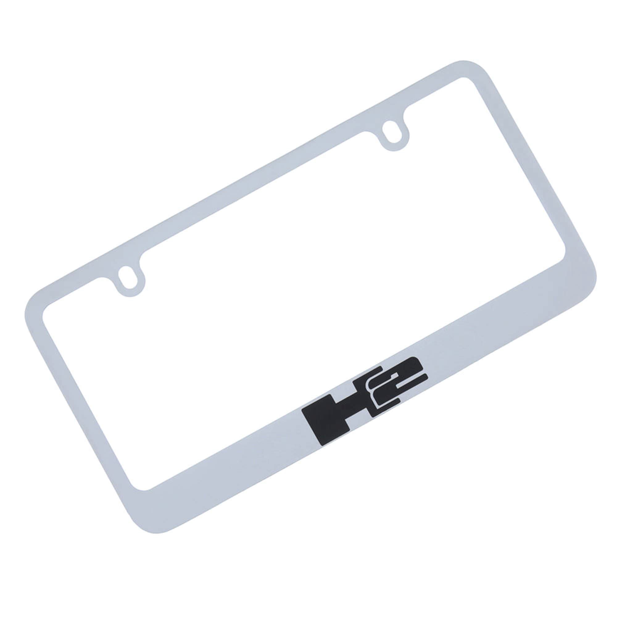 Hummer H2 Chrome Metal License Plate Frame - Walmart.com