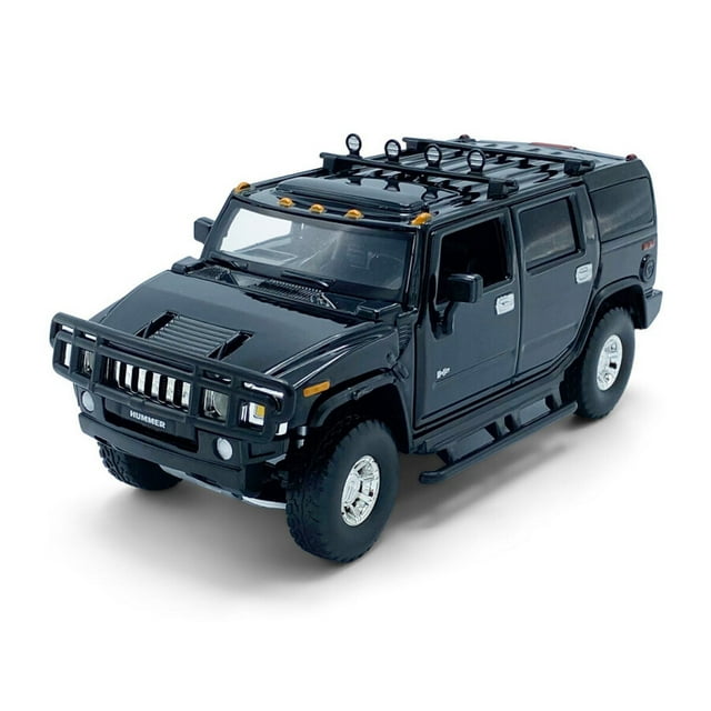 Hummer H2 Diecast Model 1:32 scale Black Tayumo - Walmart.com
