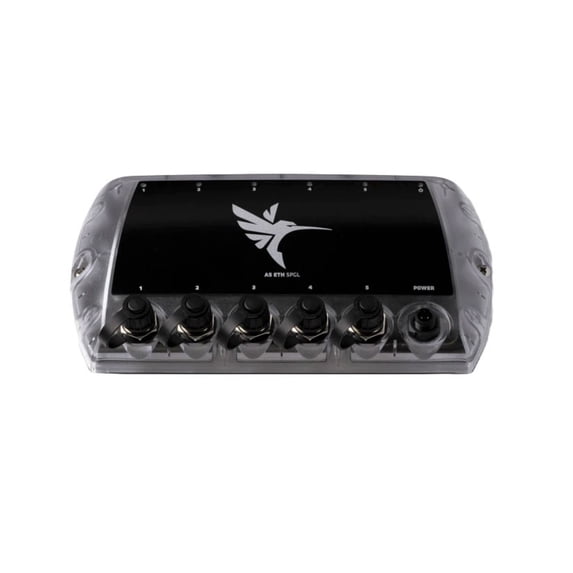 Humminbird ASETH5PGL 5-Port Ethernet Switch for Fish Finders ...