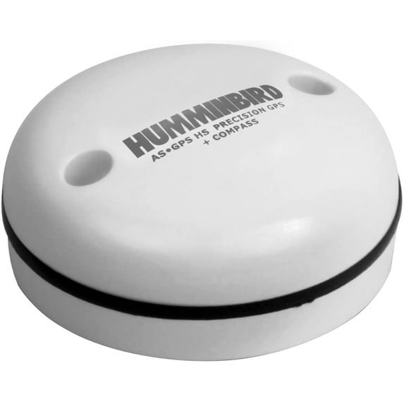 8" White Round Humminbird AS GPS HS Precision GPS Antenna with Heading ...