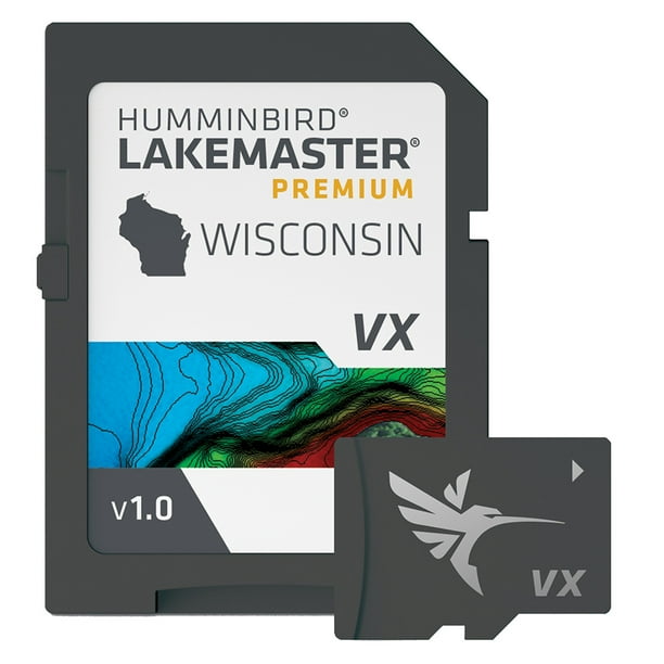 Humminbird LakeMaster Premium Winconsin V1 One Boat Network VX Technology - Walmart Business ...