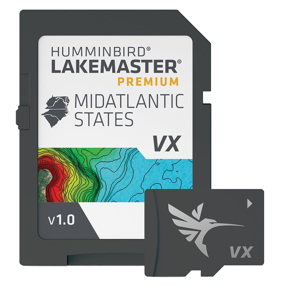 Humminbird LakeMaster Premium MidAtlantic V1, Depth Highlight, HELIX ...