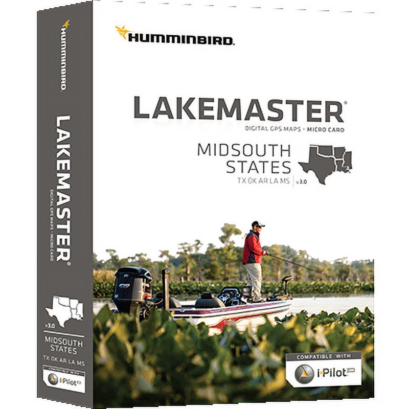 Humminbird Lakemaster+ Maps Humminbird 600009-6 Lakemaster+ Maps, Mid ...