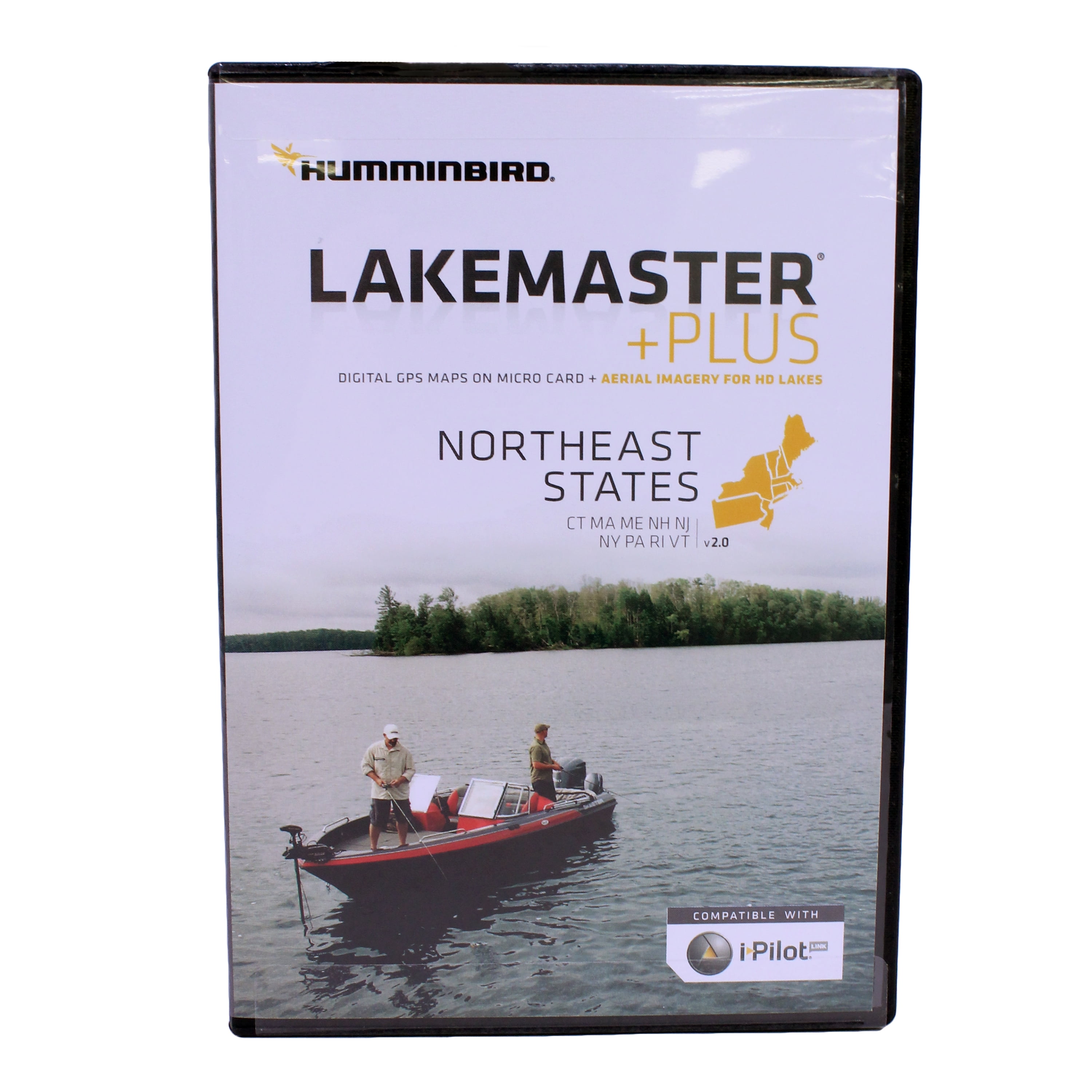 Lakemaster Micro SD GPS Card, Northeast States Plus Maps, 2017 Edition ...