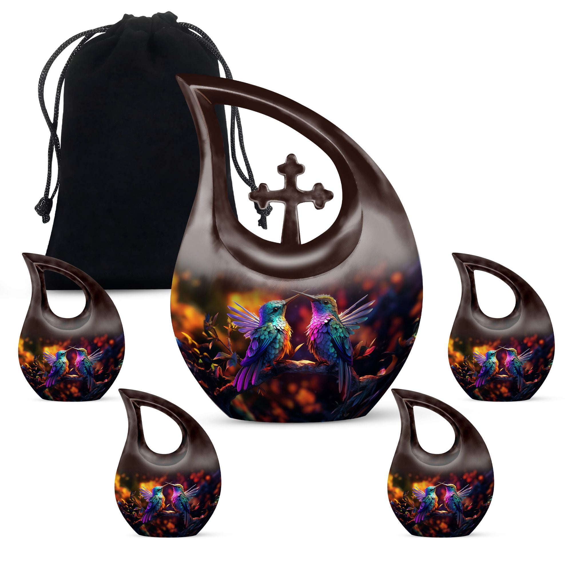 Humming Bird urn - cremation urns for adult ashes women - unique urns ...