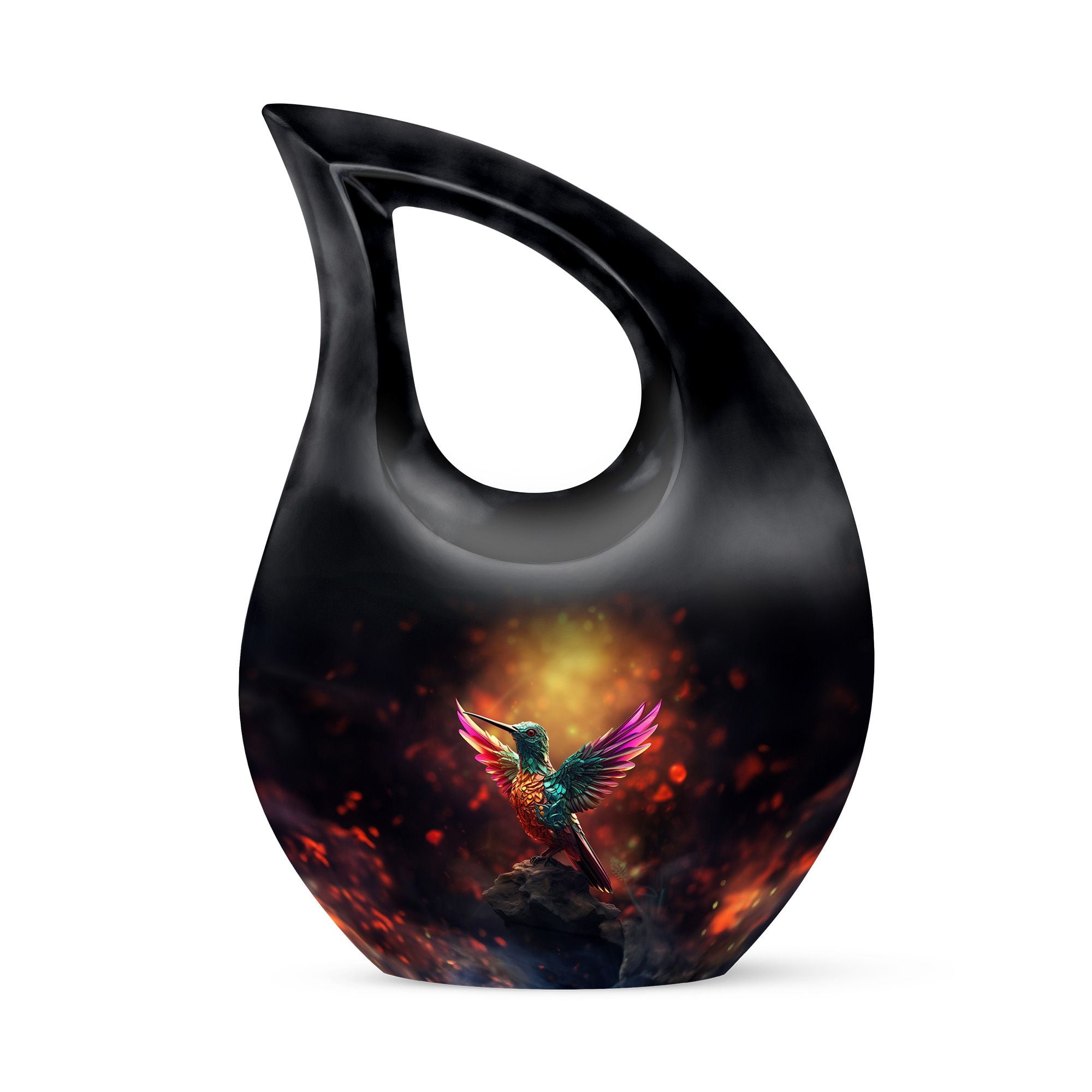 Humming Bird urn - urn for ashes adult male - decorative urns for ashes ...
