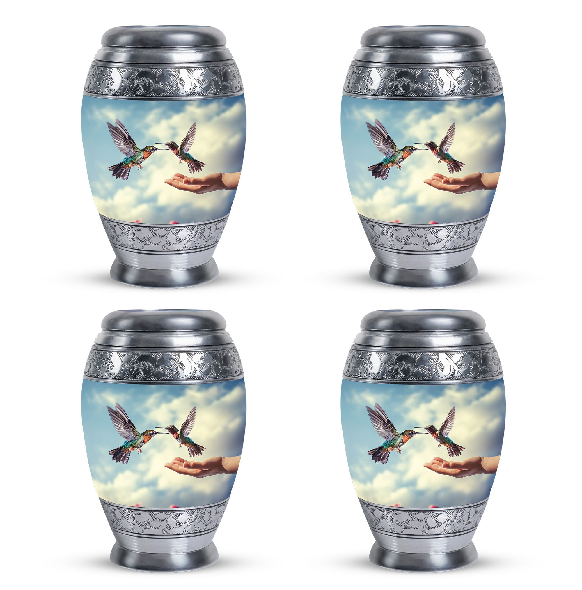 Humming Birds Flying From Hand - Keepsakes For Ashes - Urns For Human ...