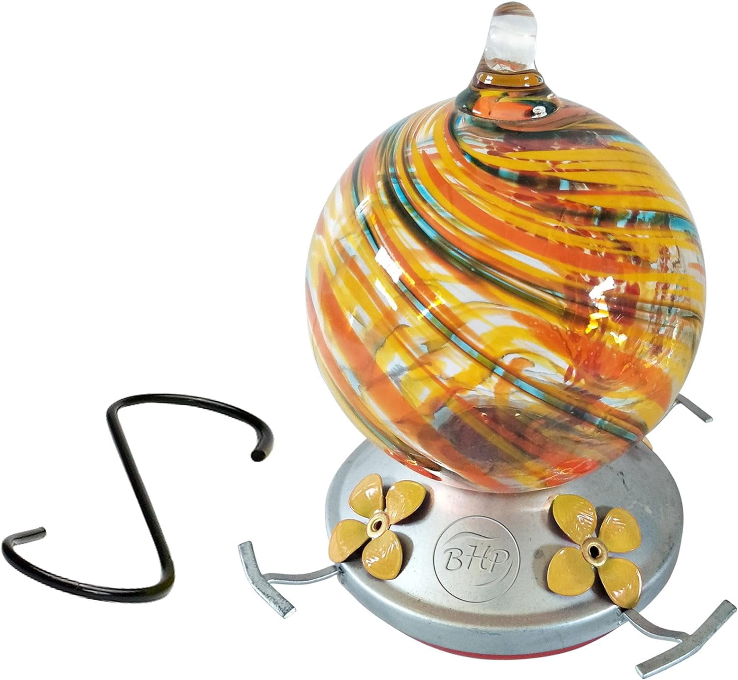 Humming Feeder, Blown Glass, Confetti, 3 Cups - Walmart.com