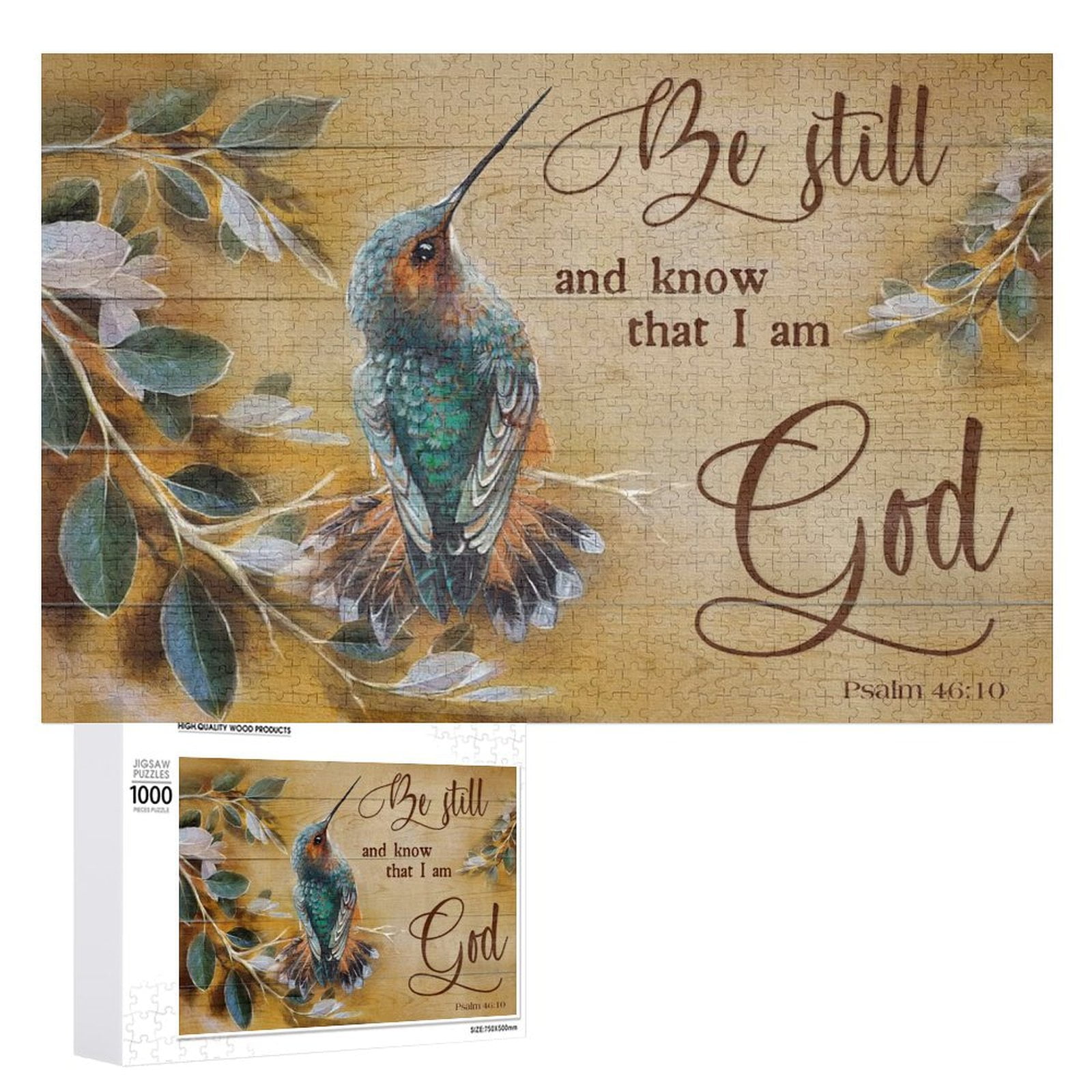 Hummingbird 1000 Piece Jigsaw Puzzle for Adults and Families - Be Still ...