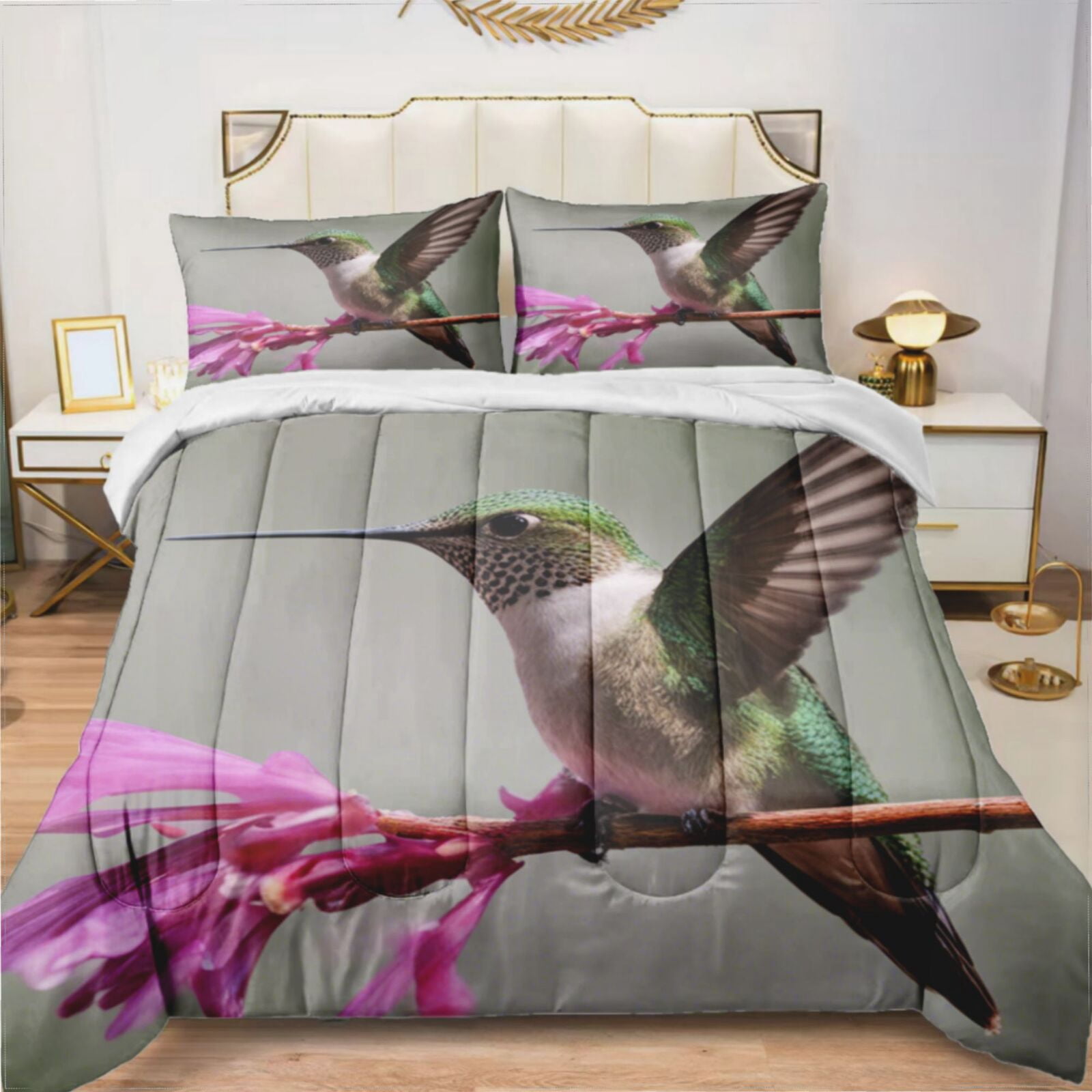 Hummingbird (2) Comforter Sets For Adults Bedroom,Decorative 3 Piece ...
