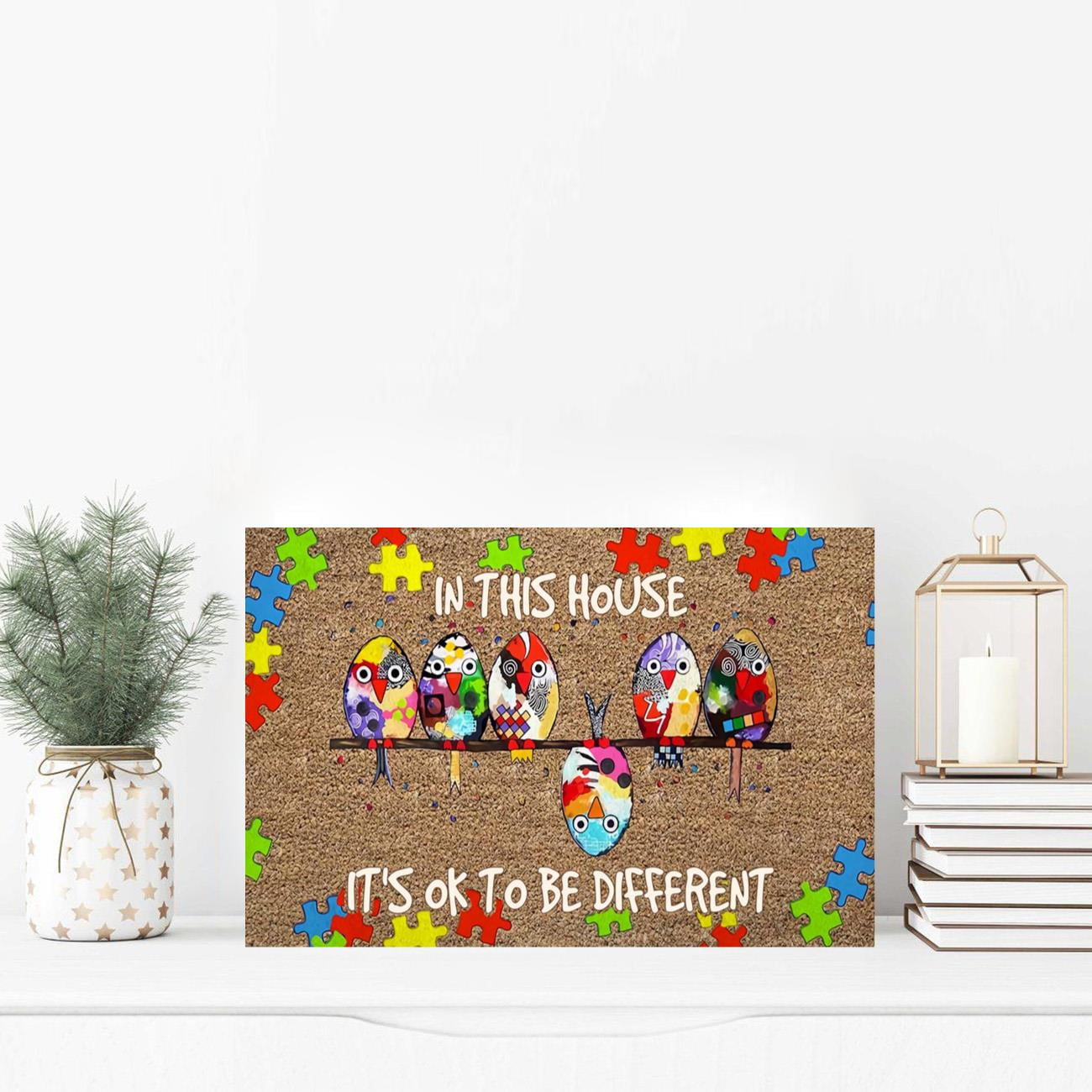 Hummingbird Autism In This House It's Ok To Be Different Poster Humming ...