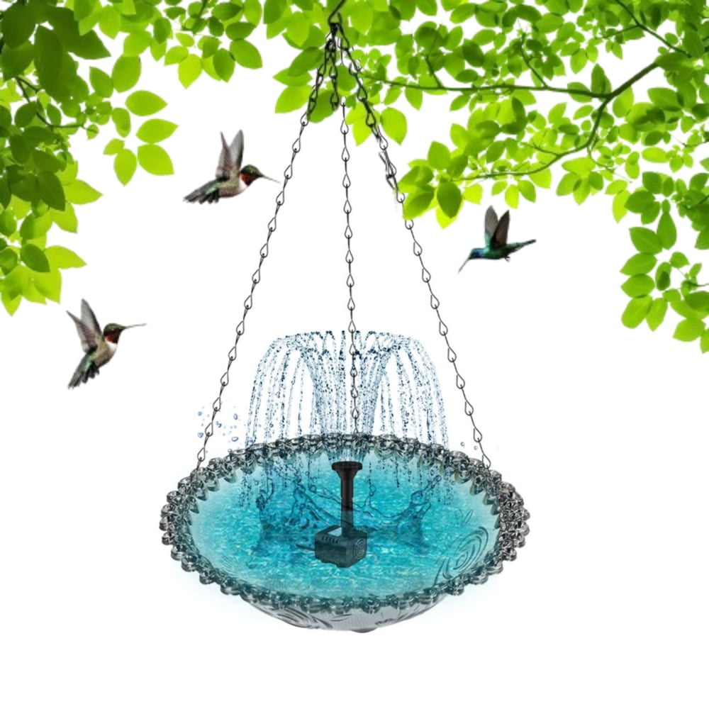 Hummingbird Bath Fountain and Feeder, Hummingbird Feeder Outdoor with ...