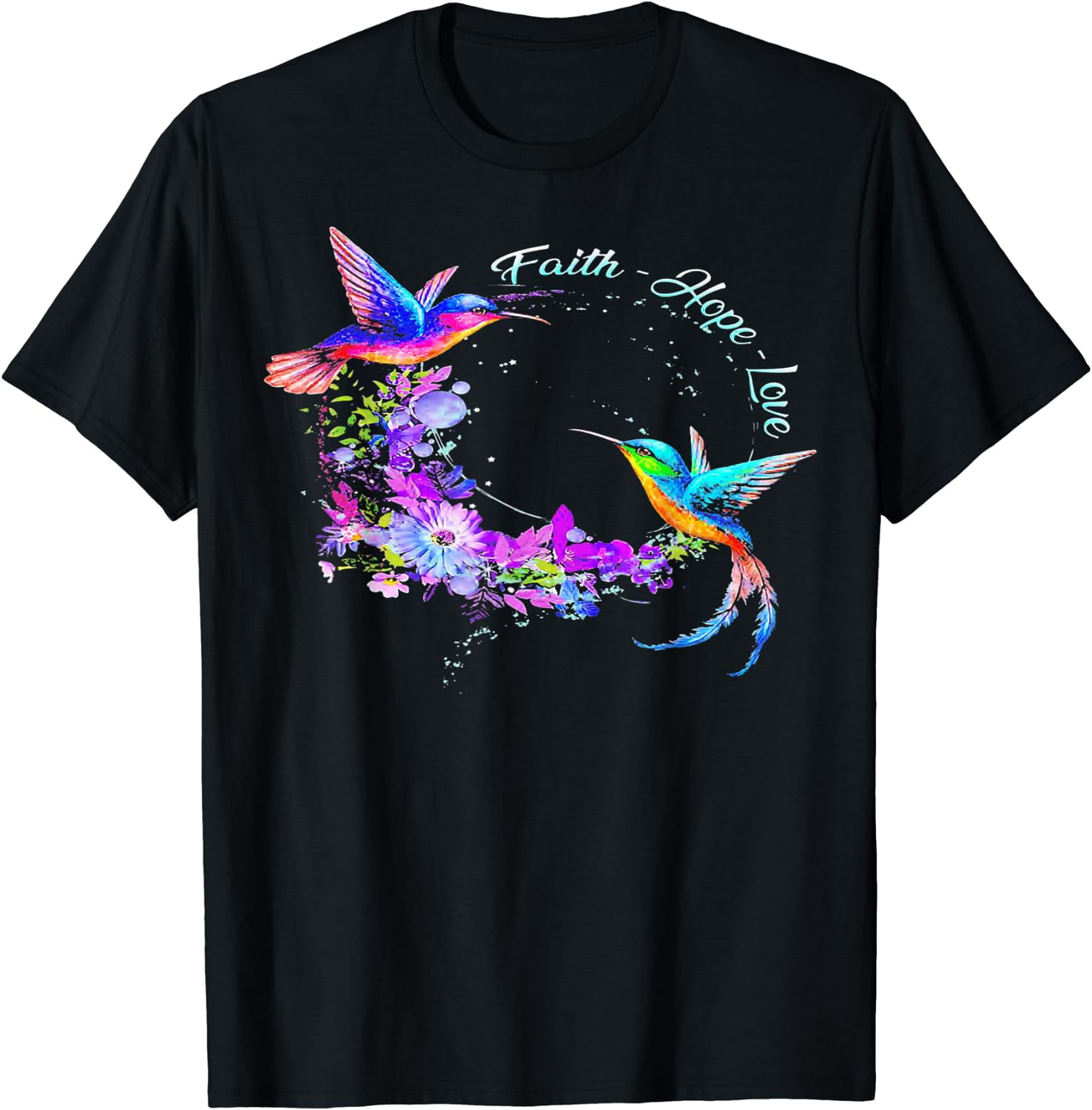Hummingbird Bird Tree Beautiful Nature Spirit T-Shirt - Walmart.com