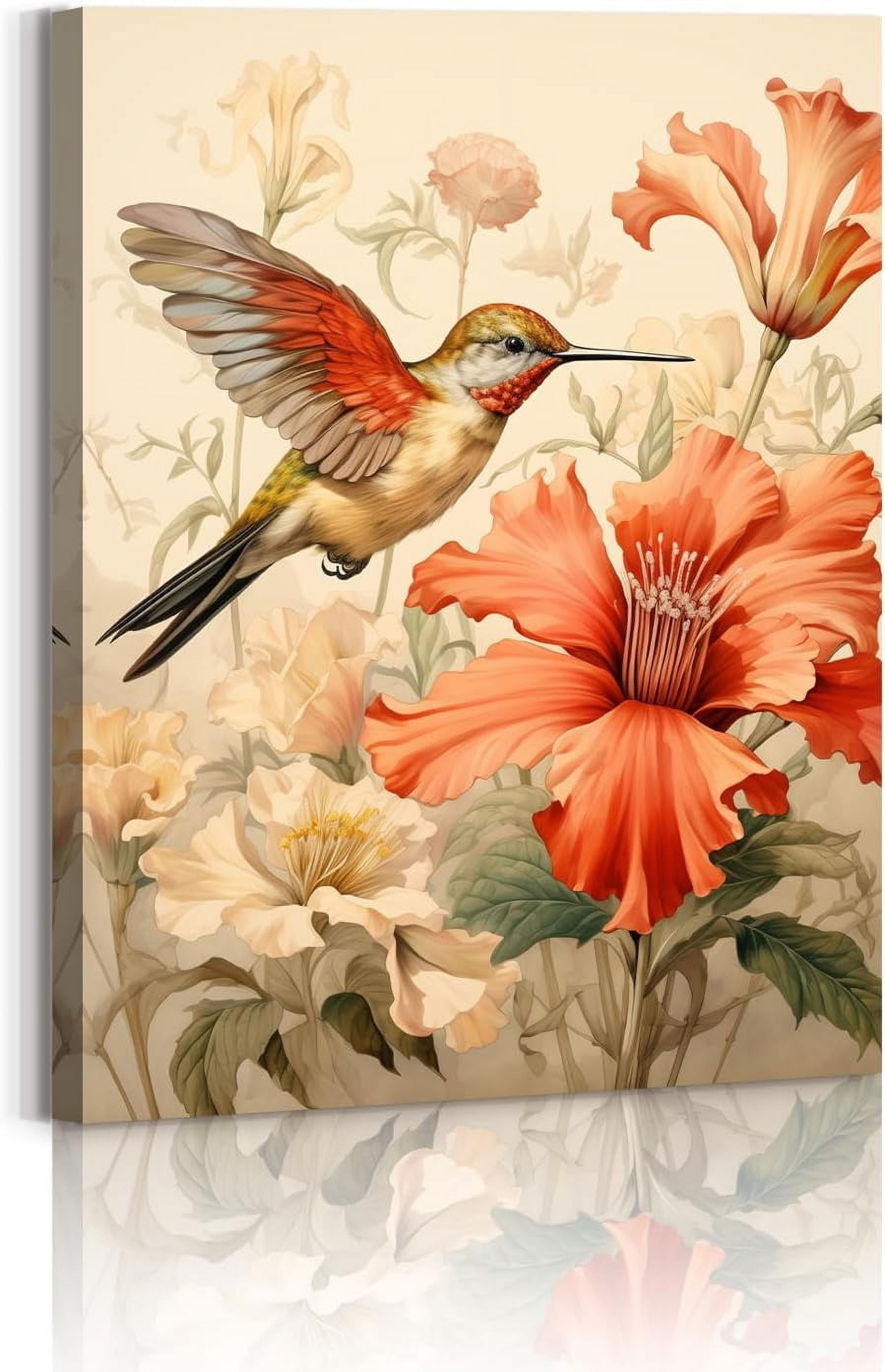 Hummingbird Canvas Wall Art Art Poster for House Living Room Bedroom ...