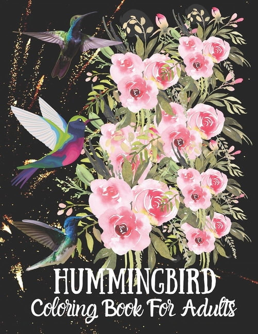 Hummingbird Coloring Book For Adults: Fun and Easy Coloring Book ...