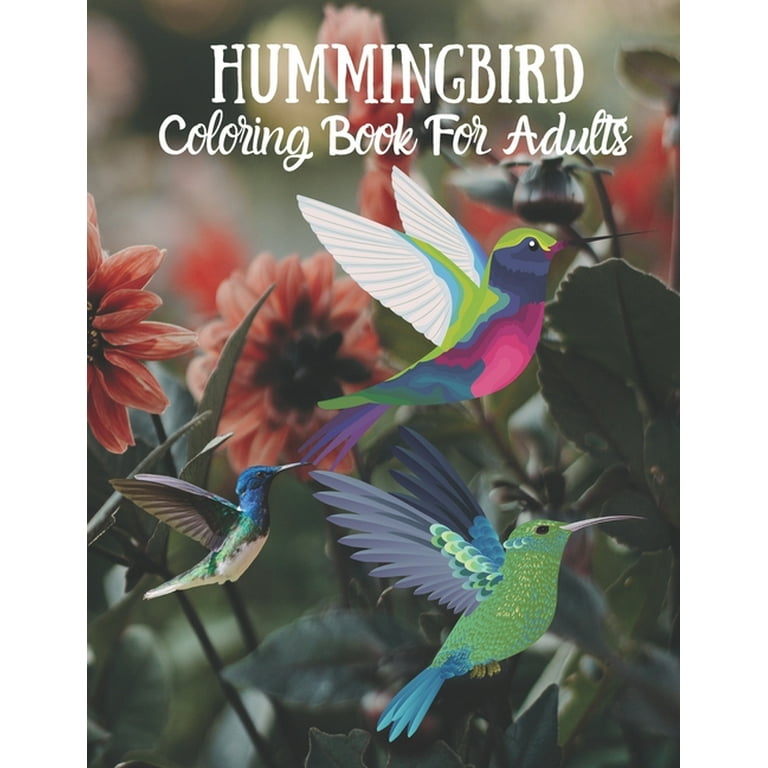 adult coloring pages hummingbird