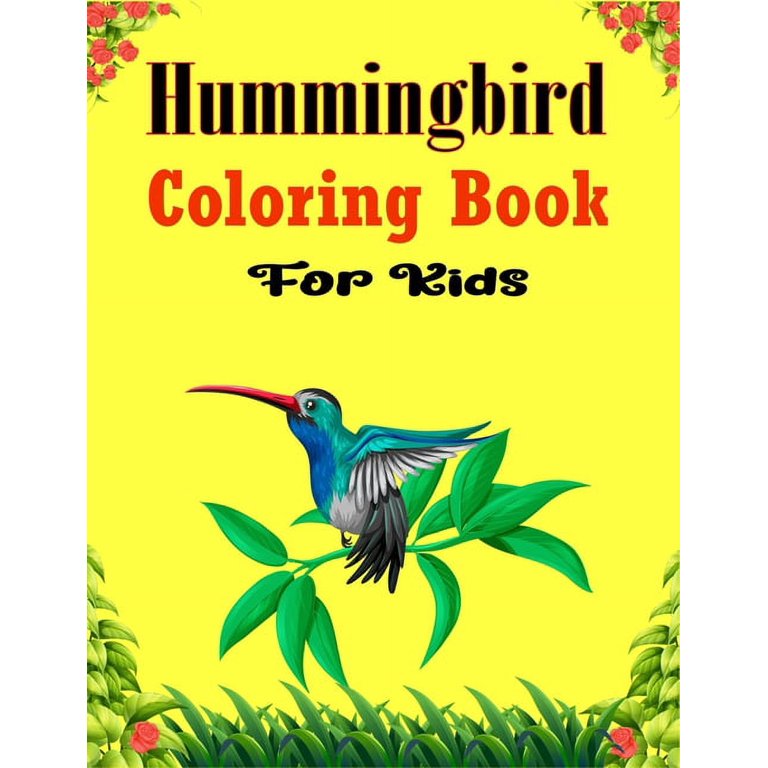 hummingbirds coloring book