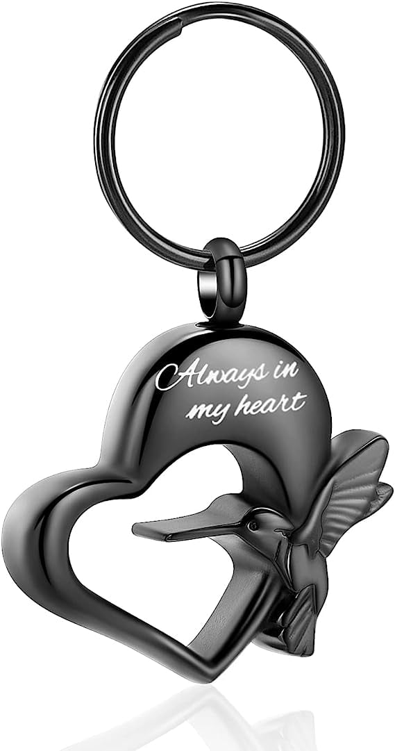 Hummingbird Cremation Keychain for Ashes Holder Urn Pendant Key chain ...