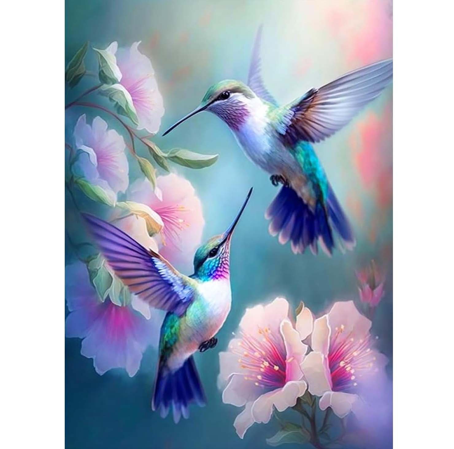 Hummingbird Diamond Painting Kits for Adults - DIY Birds Diamond Art ...