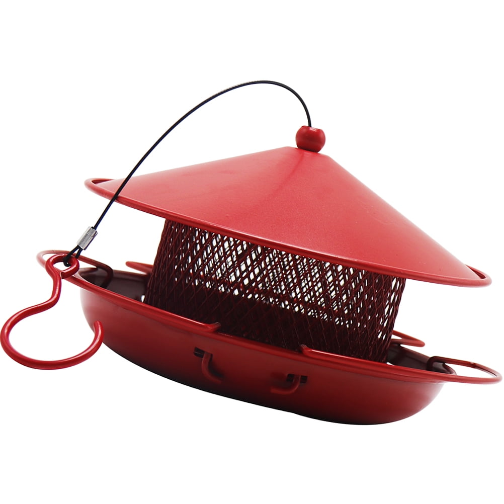 Hummingbird Feeder Hanging Metal Finch Feeders Squirrel-proof for ...