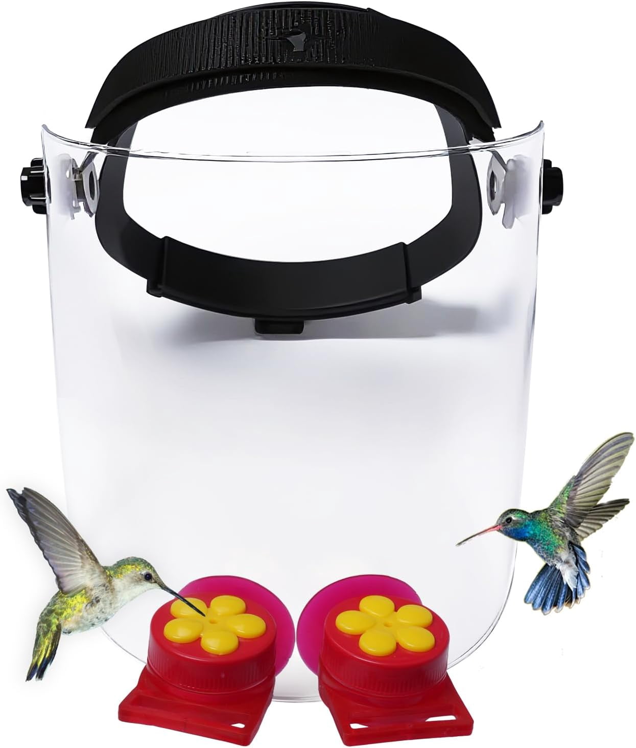 Hummingbird Feeder Helmet | Easy-Install Hummingbird Feeder Hat | 2 ...