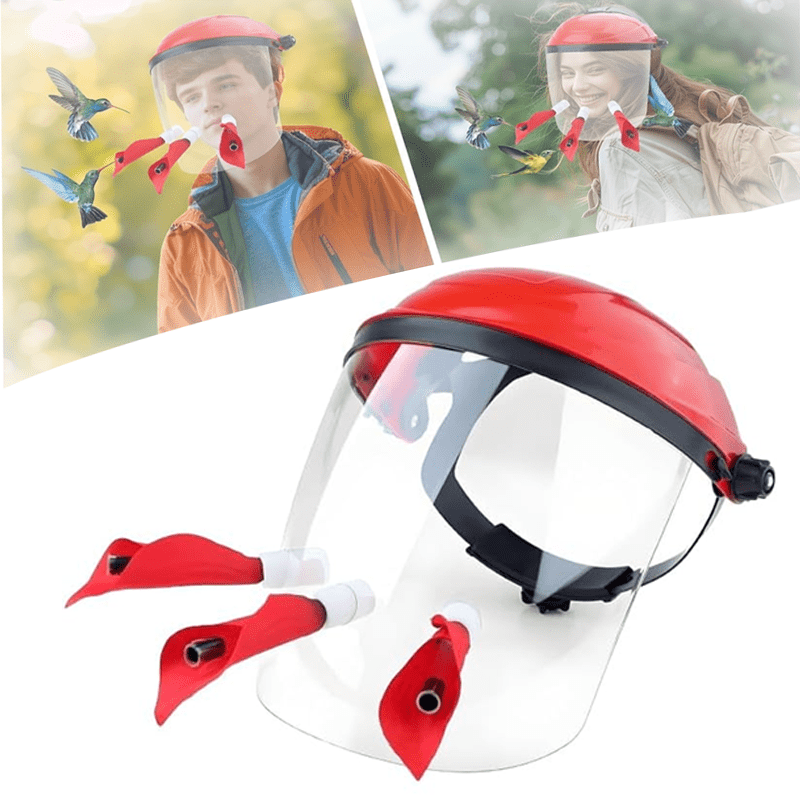 Hummingbird Feeder Helmet, Hummingbird Feeder Hat Mask,Helmet-Style ...