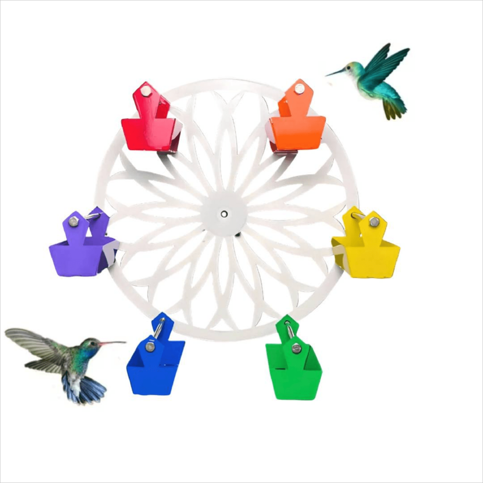 Hummingbird Feeders for Outdoors, The Ferris Wheel of Fun for Your ...