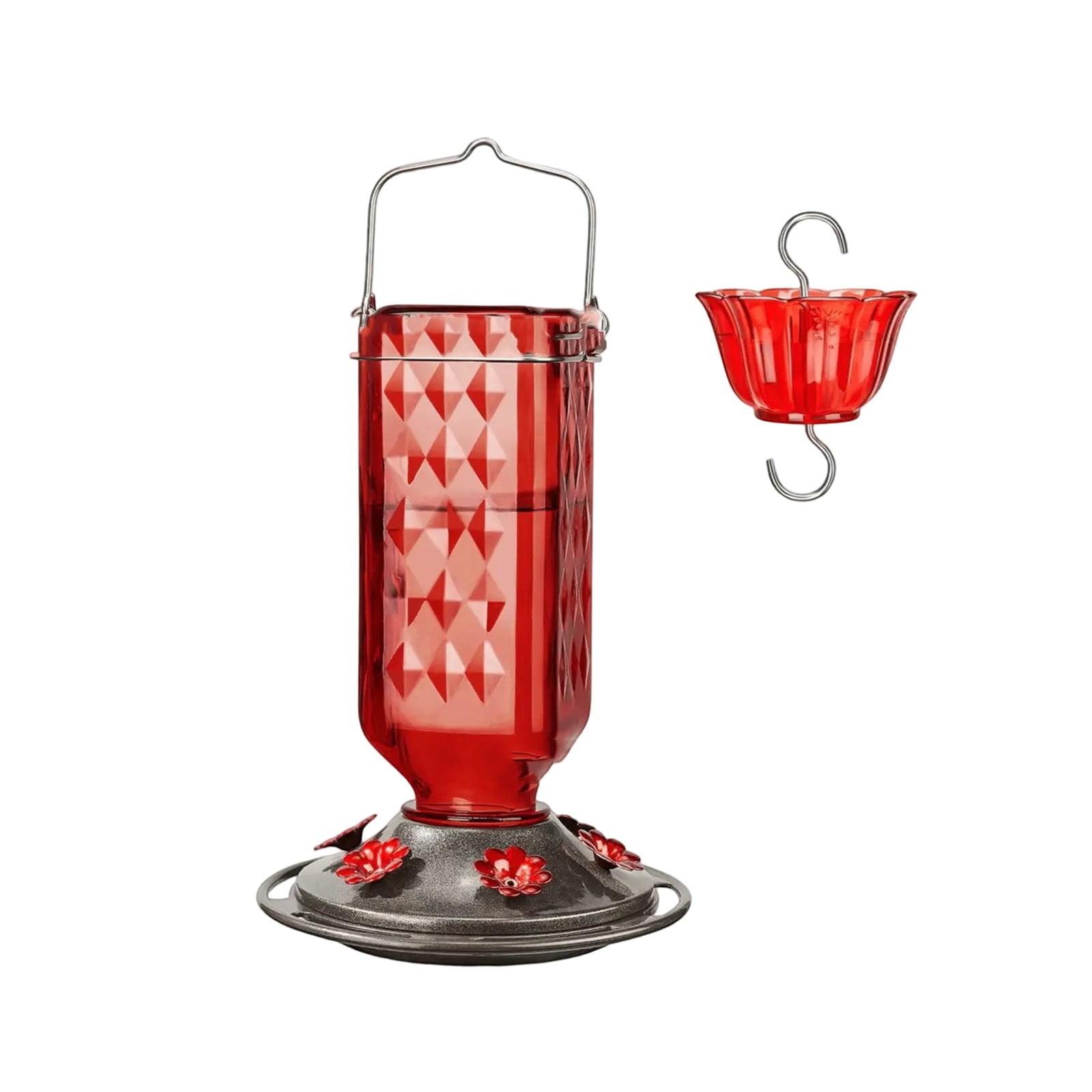 Hummingbird Feeders for Outdoors Hanging, Plastics Hummingbird Feeder ...