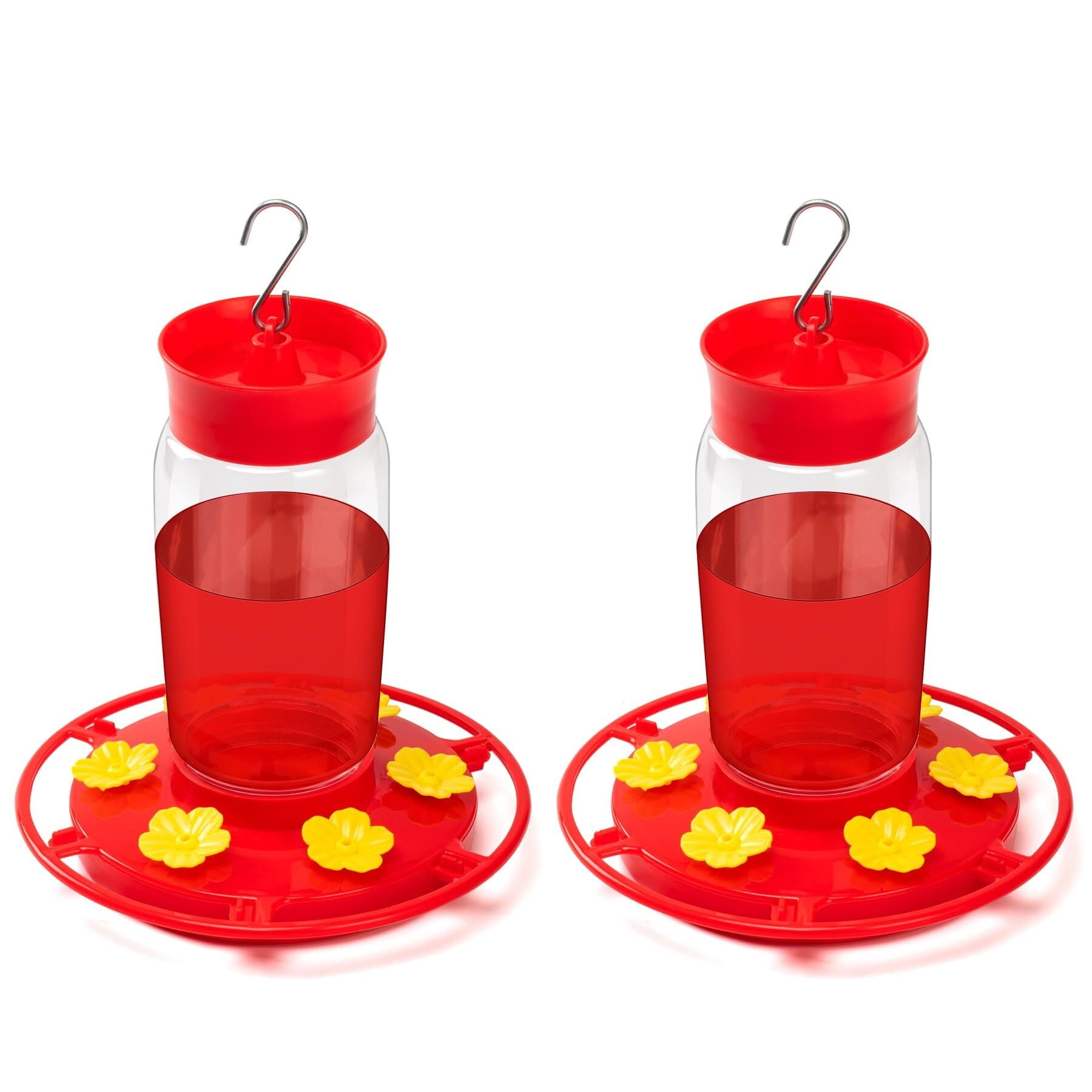 Hummingbird Feeders for Outdoors Hanging ant and Bee Proof,Plastic ...