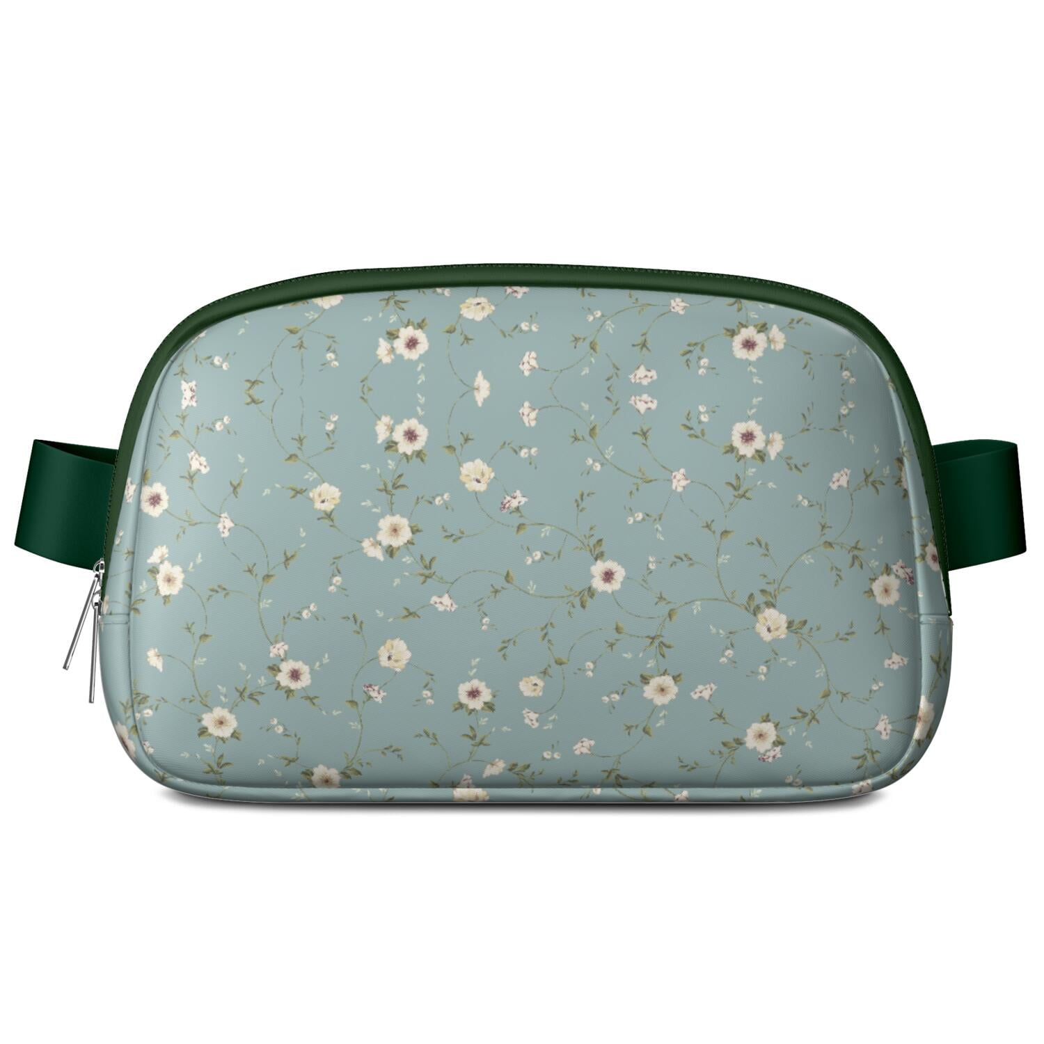 Hummingbird & Flower Waist Bag – Romantic Wildflower Fanny Pack with ...