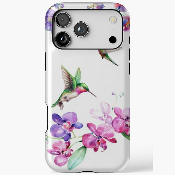 Hummingbird Flying Bird Nature Animal Art Case for iPhone 11 12 13 14 ...