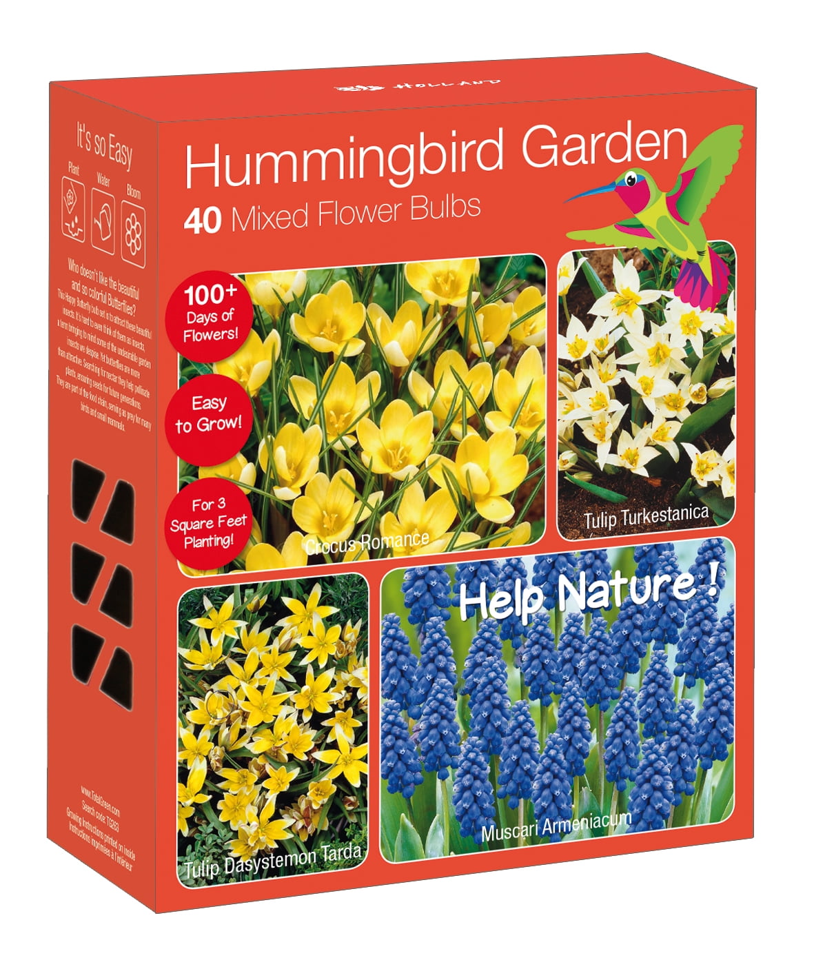 Hummingbird Garden Nature Friendly Live Perennial Collection Assorted ...