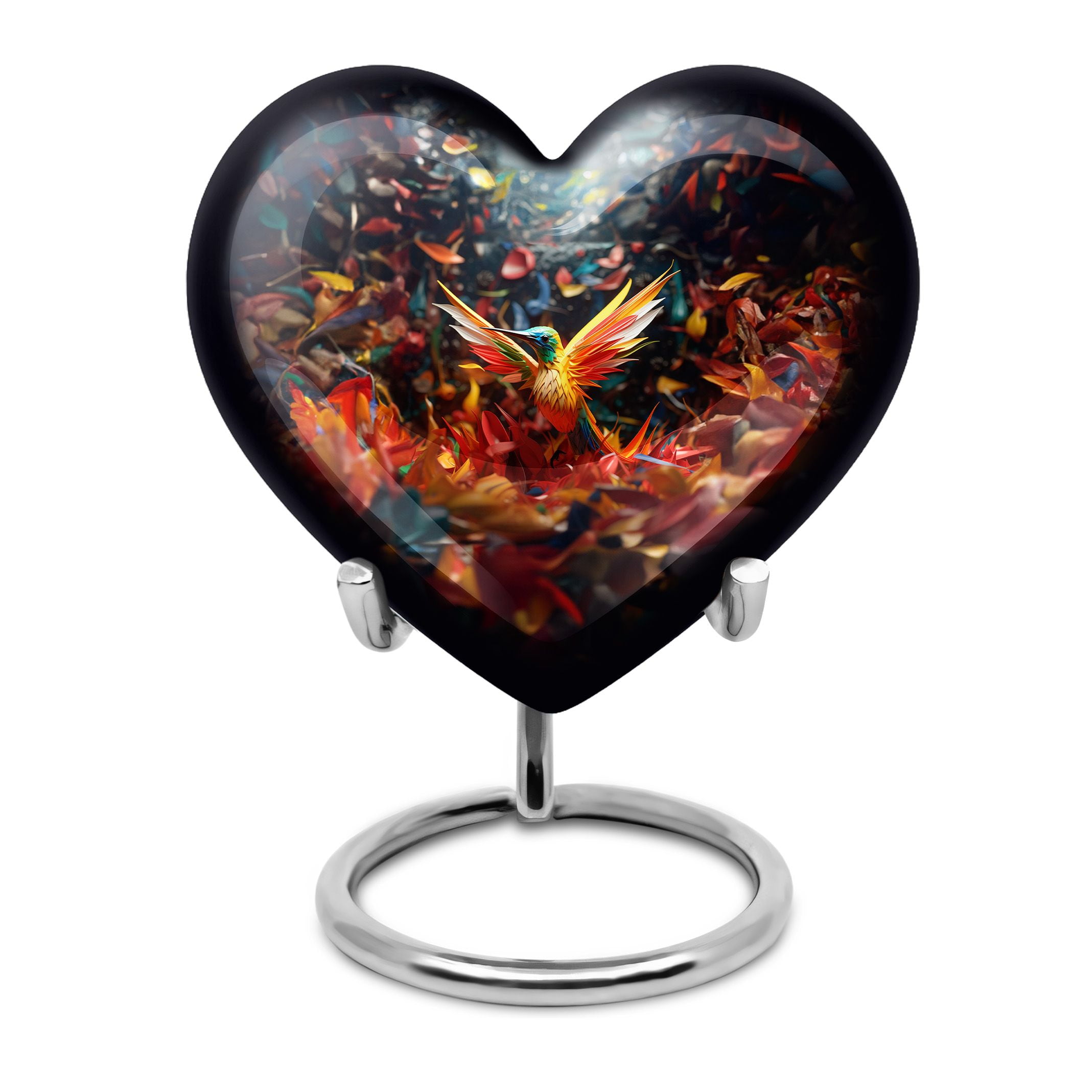Hummingbird Heart Funeral Keepsake Urn, Miniature Urns for Ashes, Urns ...