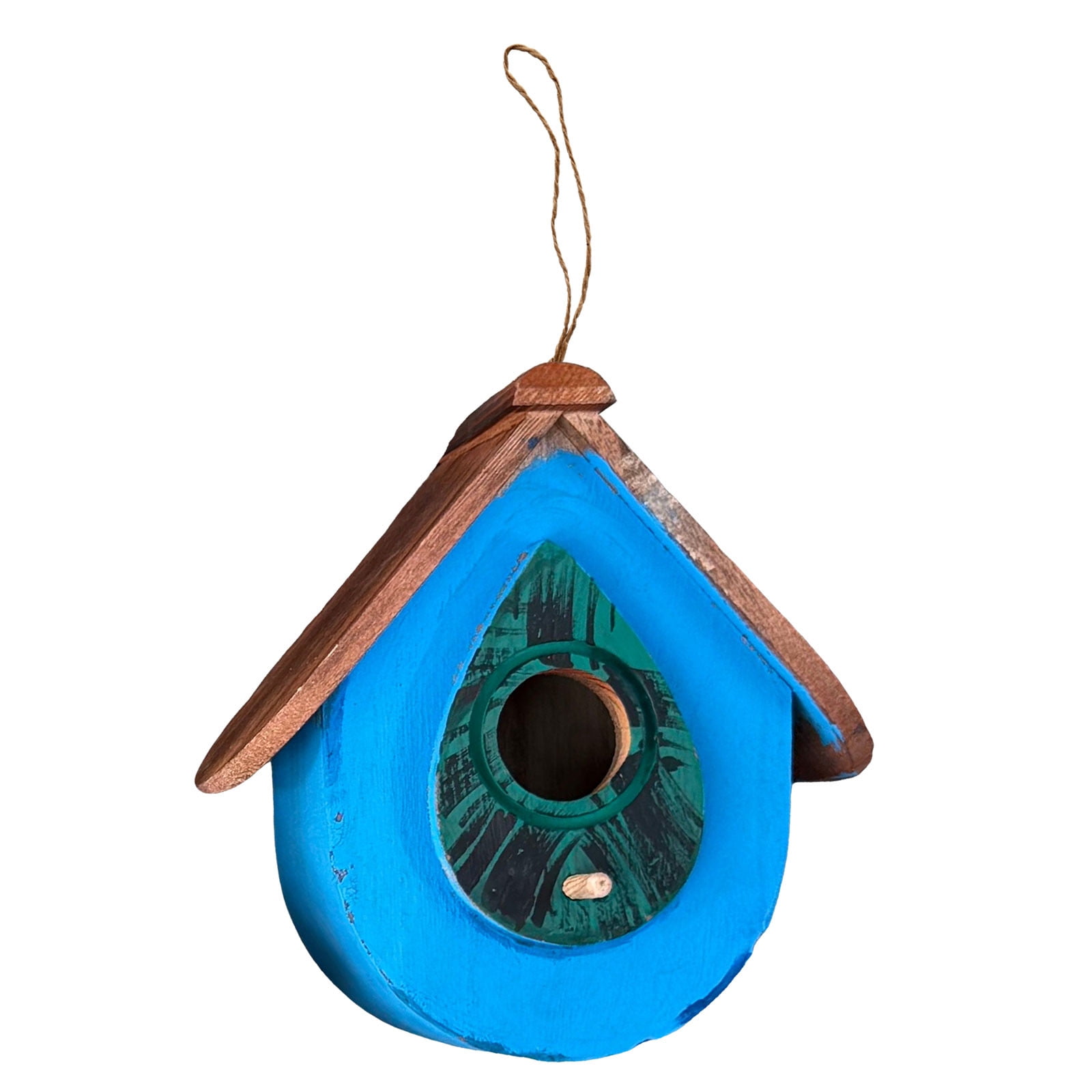 Hummingbird Houses with Feeder, Wooden Hanging Bird House Outside ...