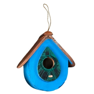 Navaris Pine Wood Small Bird Nesting Box - Suitable for Robin ...