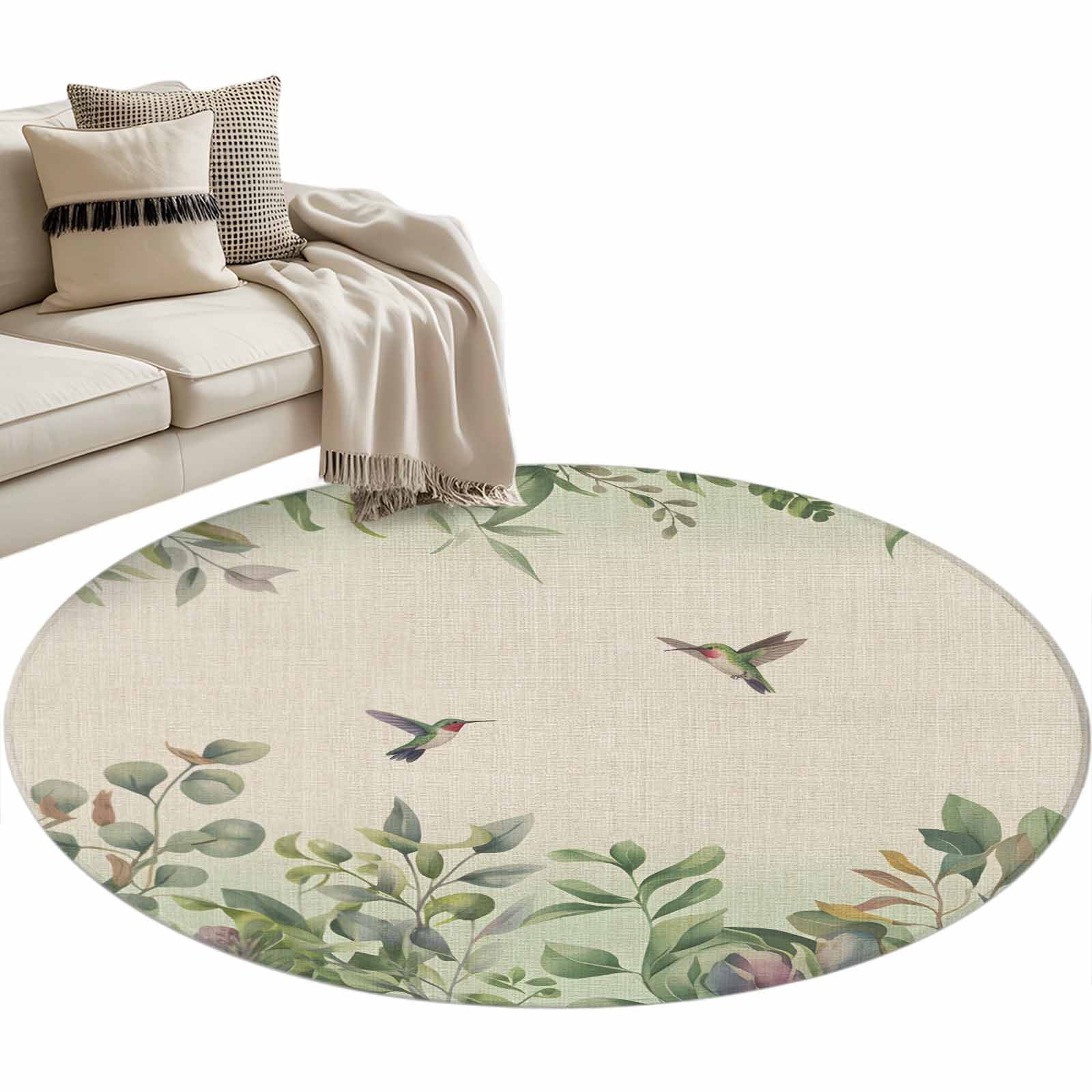 Hummingbird Large Area Rugs for Bedroom Living Room, Soft Non Slip ...