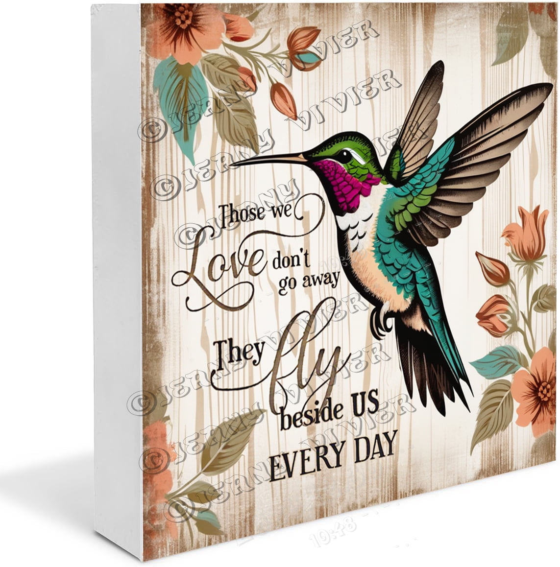 Hummingbird Those We Love Don't Go Away They Fly Beside Us Every Day ...