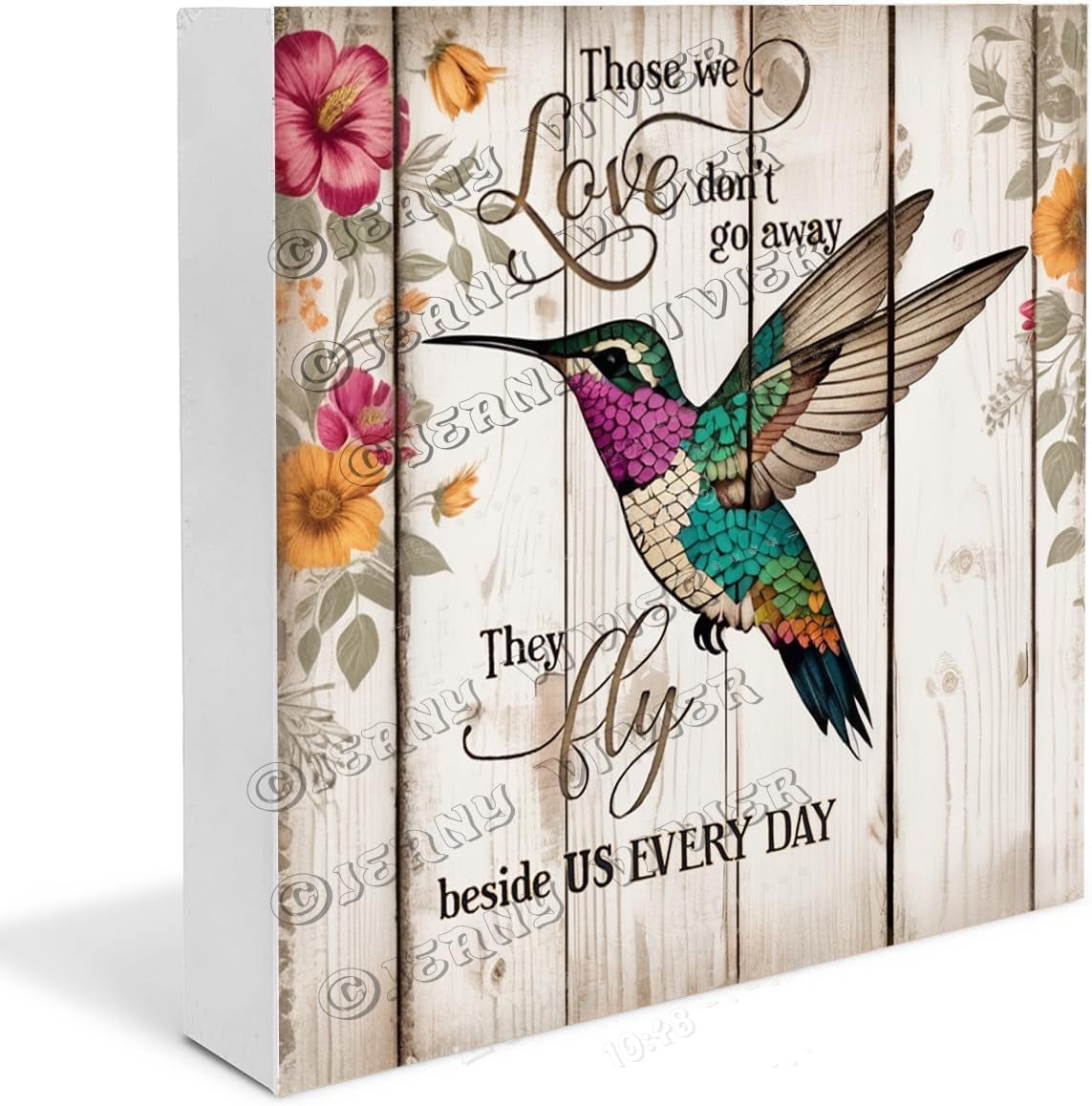 Hummingbird Those We Love Don't Go Away They Fly Beside Us Every Day ...