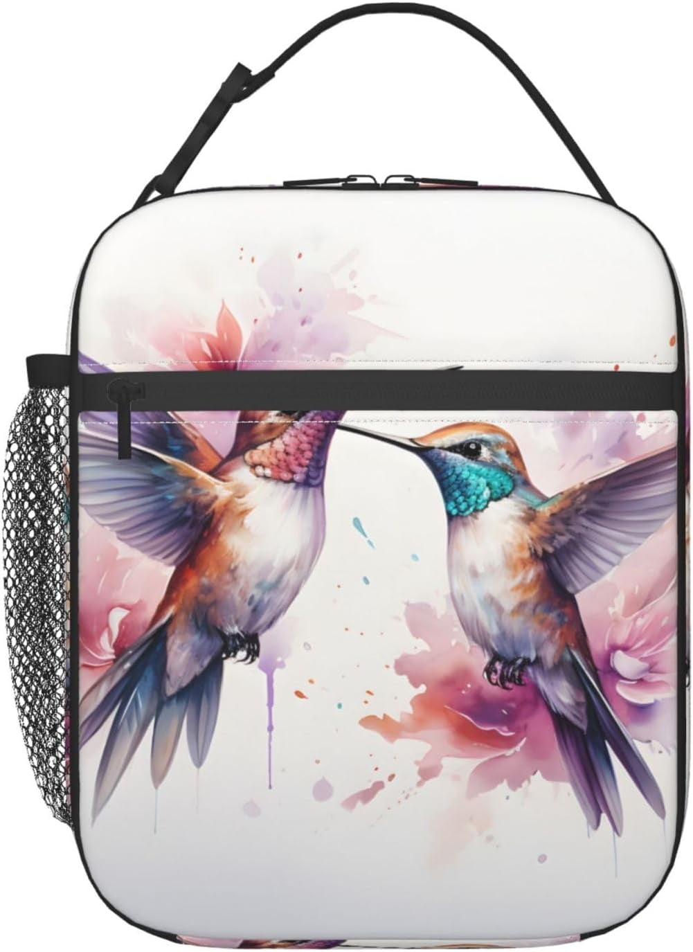 Hummingbird Lunch Bag Insulated Lunch Tote Bag with Adjustable Shoulder ...