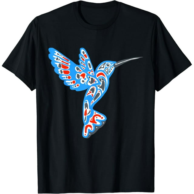 Hummingbird Native American Indian Pacific Northwest Tribal T-Shirt ...