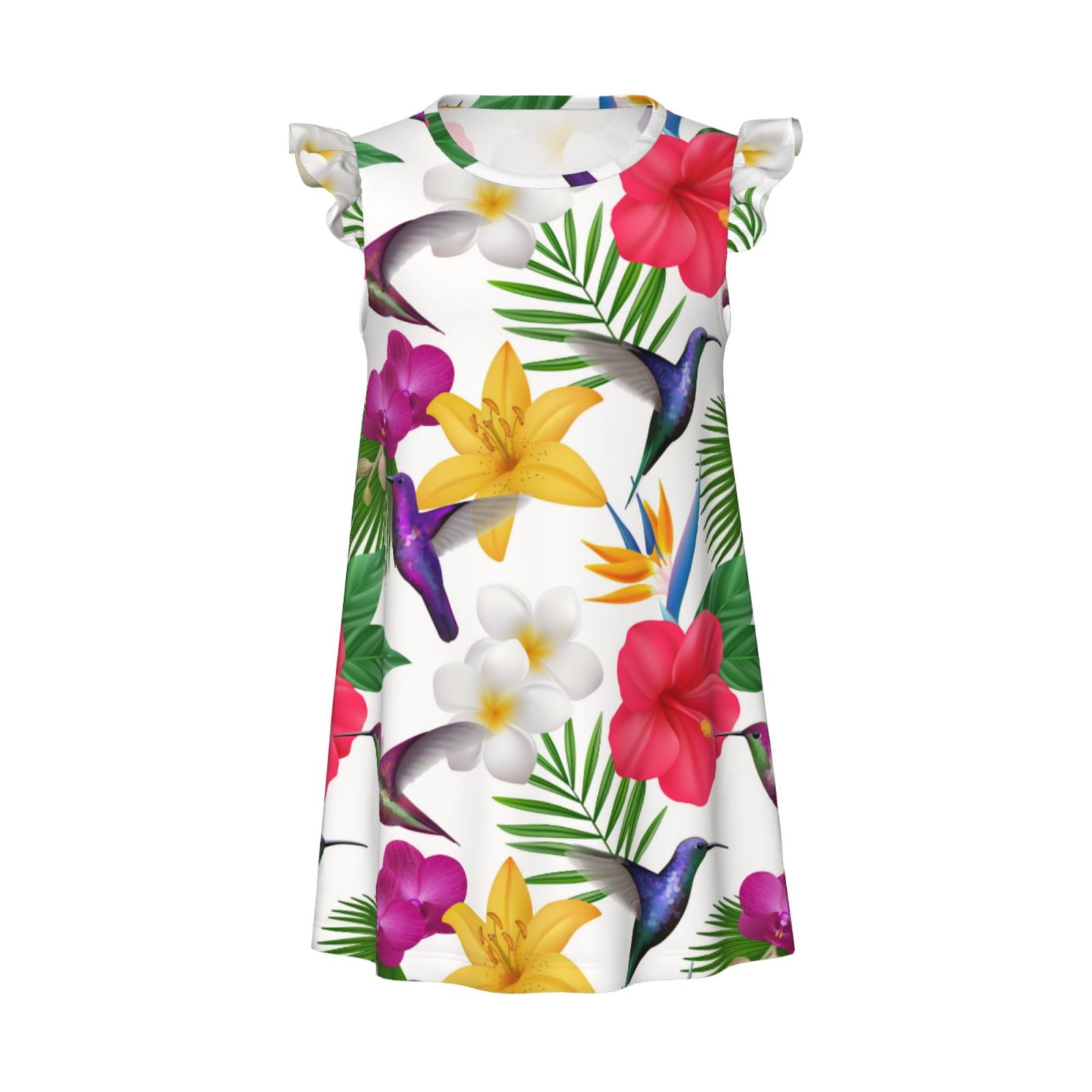 Hummingbird No.J91 Girls Nightgowns, Pajamas for Girls, Soft Flutter ...