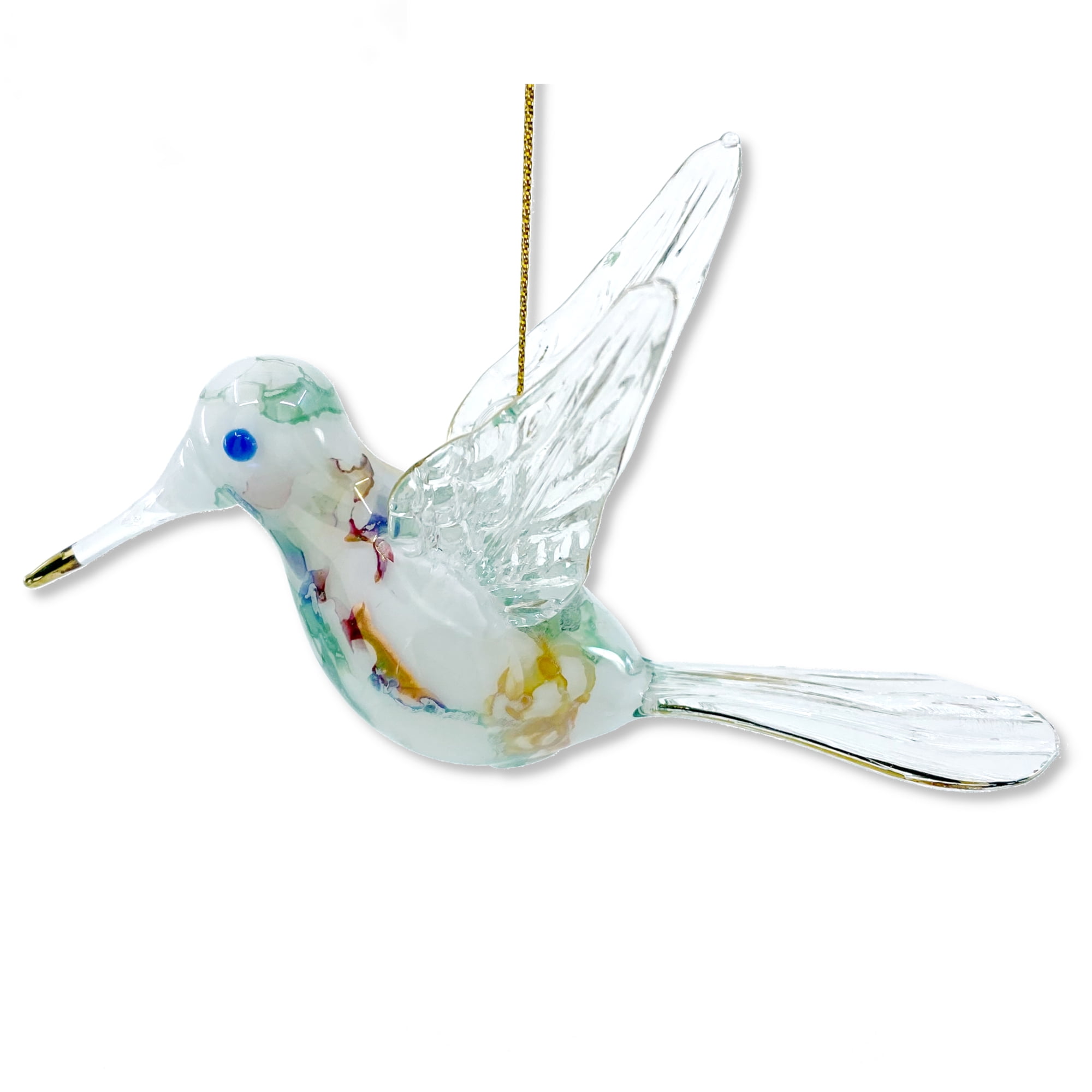 Hand Blown Glass Hummingbirds