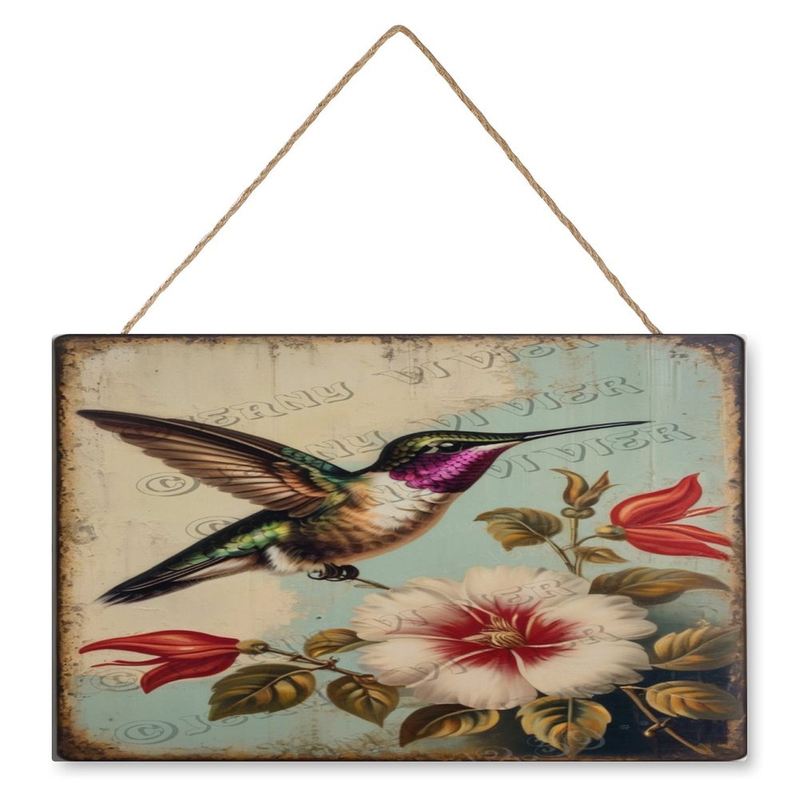 Hummingbird Pictures Wall Decor Hummingbird Decor Rustic Farmhouse ...