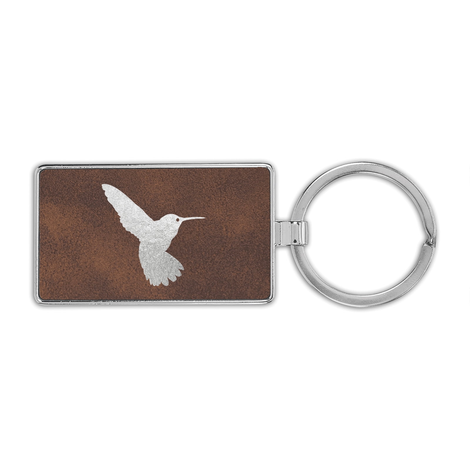 Hummingbird Premium Leatherette Keychain bird trochilidae #2 - Rustic ...