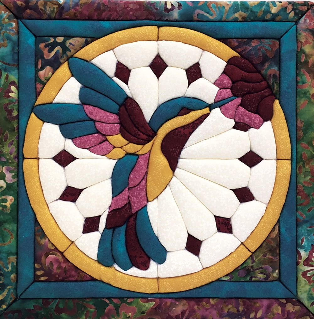 Quilt-Magic No Sew Wall Hanging Kit-Hummingbird - Walmart.com